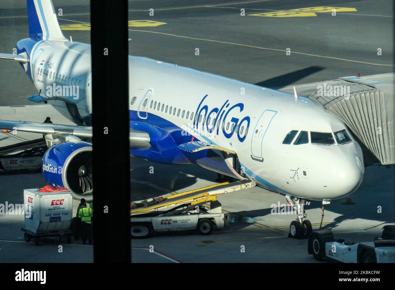 IndiGo Airbus A321neo aircraft as seen at Istanbul IST LTFM airport in ...