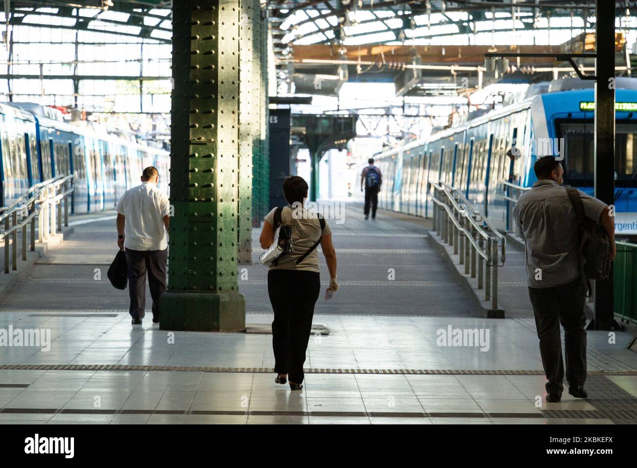 Passengers Central Train Station, "Constitución" it is one of the seven ...