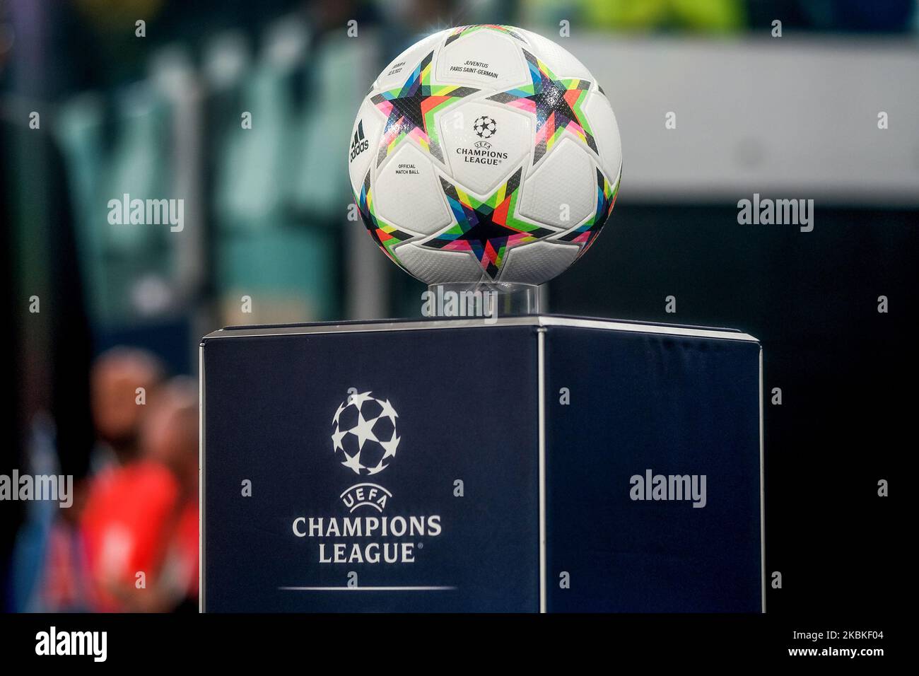 The uefa champions league ball logo hi-res stock photography and images ...