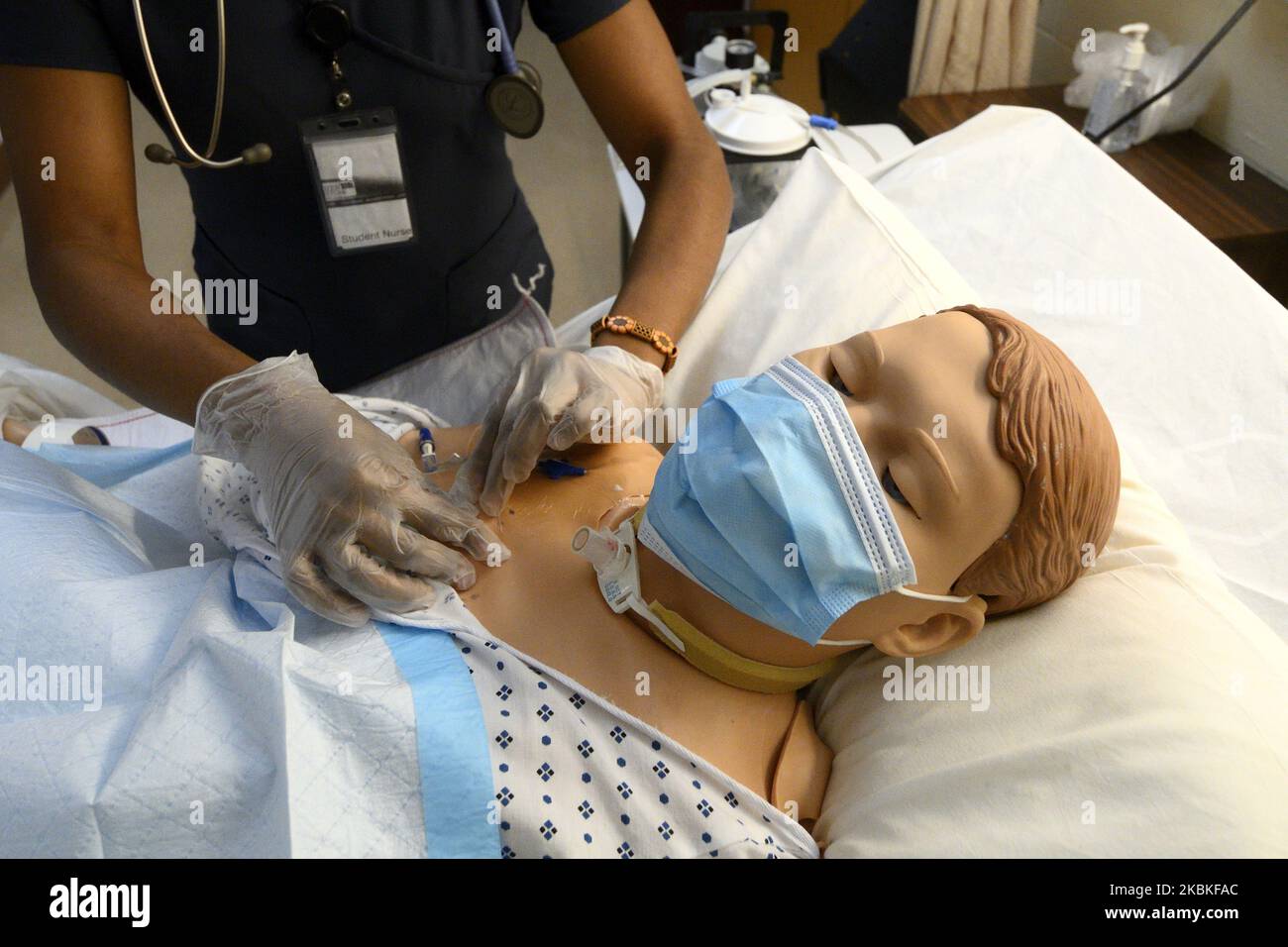 Nurse training patient simulator hi-res stock photography and images ...