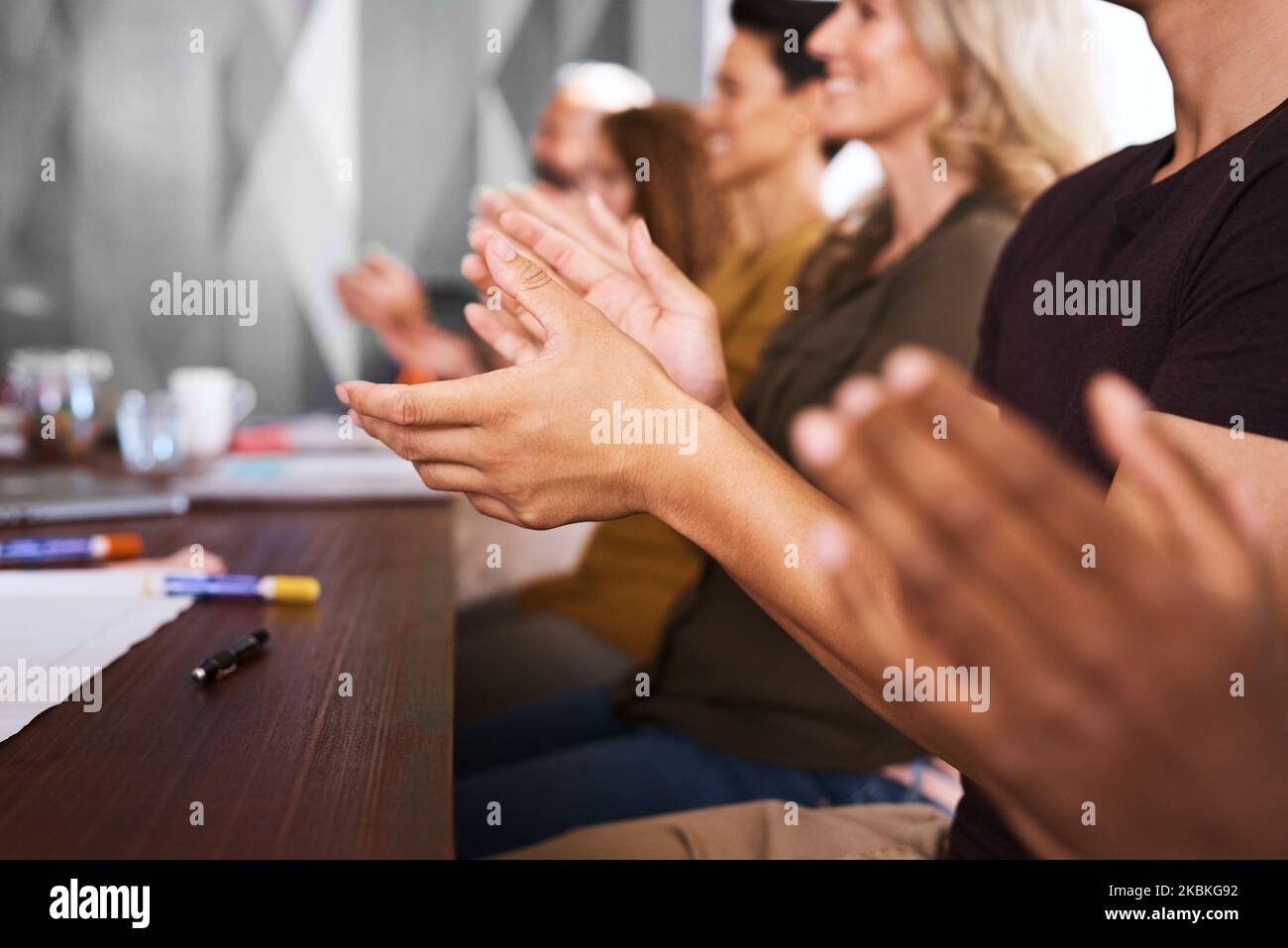 Now thats praiseworthy. Closeup shot of an unrecognizable group of ...