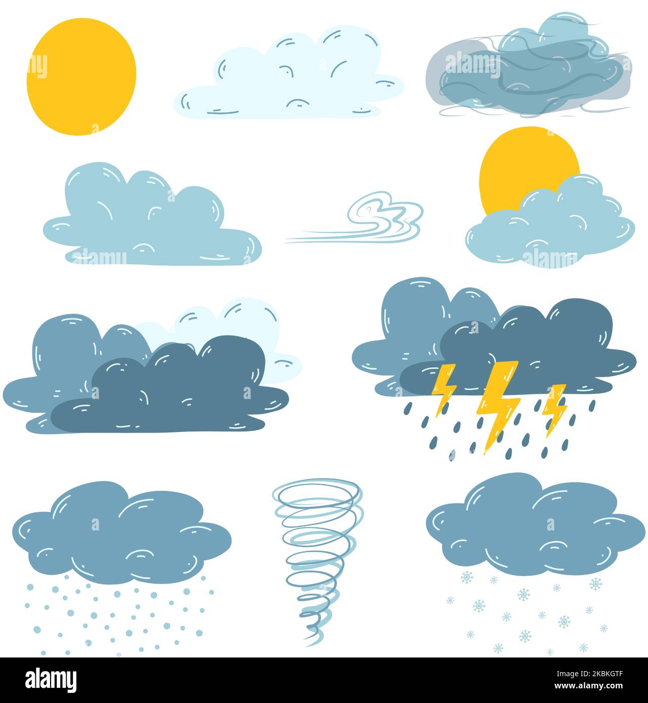 Evil Cartoon Rain Cloud