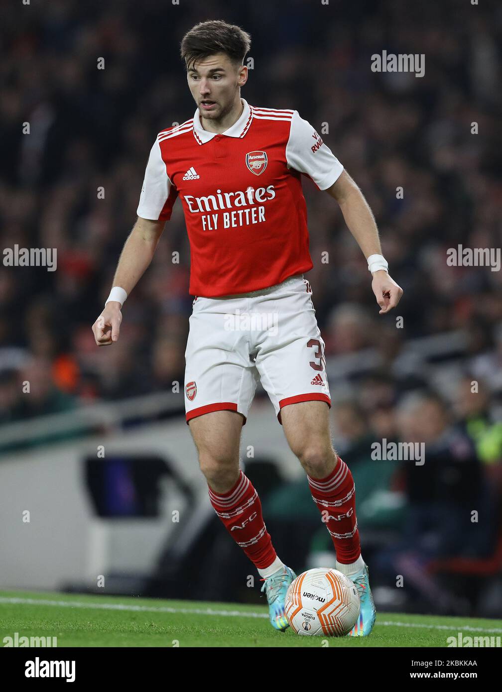London, England, 3rd November 2022. Kieran Tierney of Arsenal during ...