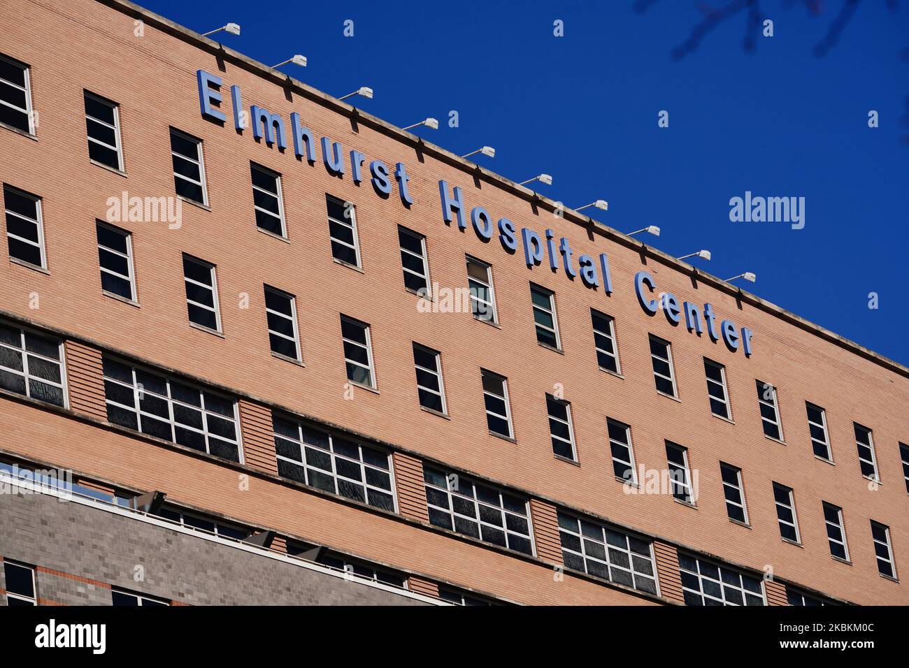 Thank You' Sign Appears at Elmhurst Hospital Center in Elmhurst, Queens ...