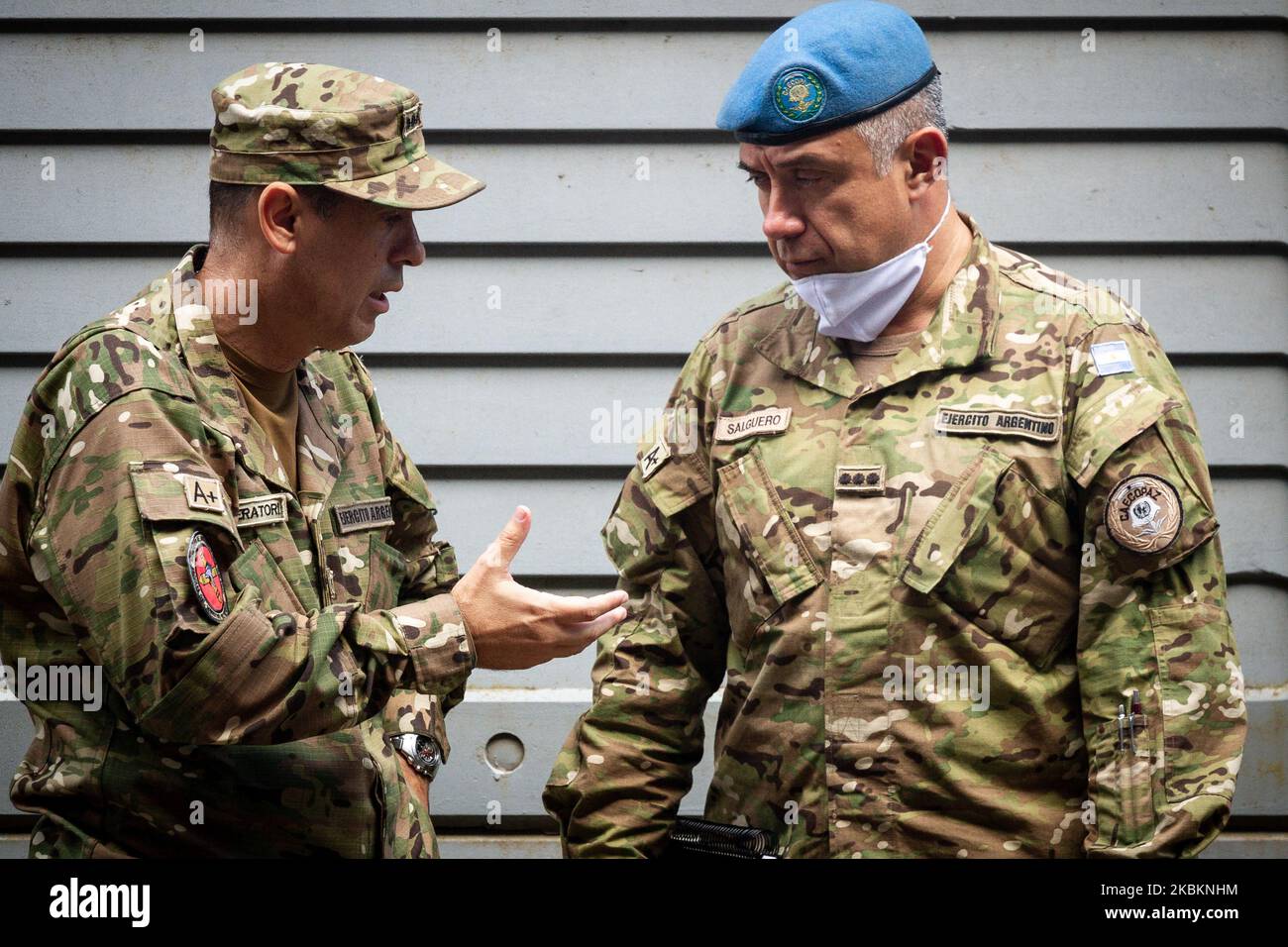 Colonel Miguel Angel SALGUERO and Colonel Alejandro Liberatori ...