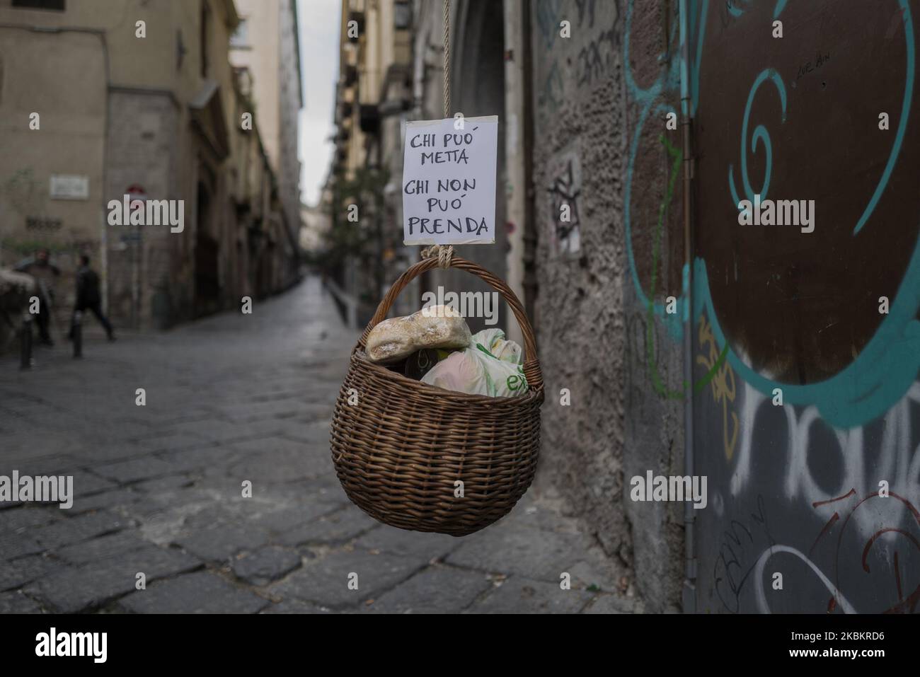 The basket of solidarity for the homeless Emergency Coronavirus in ...
