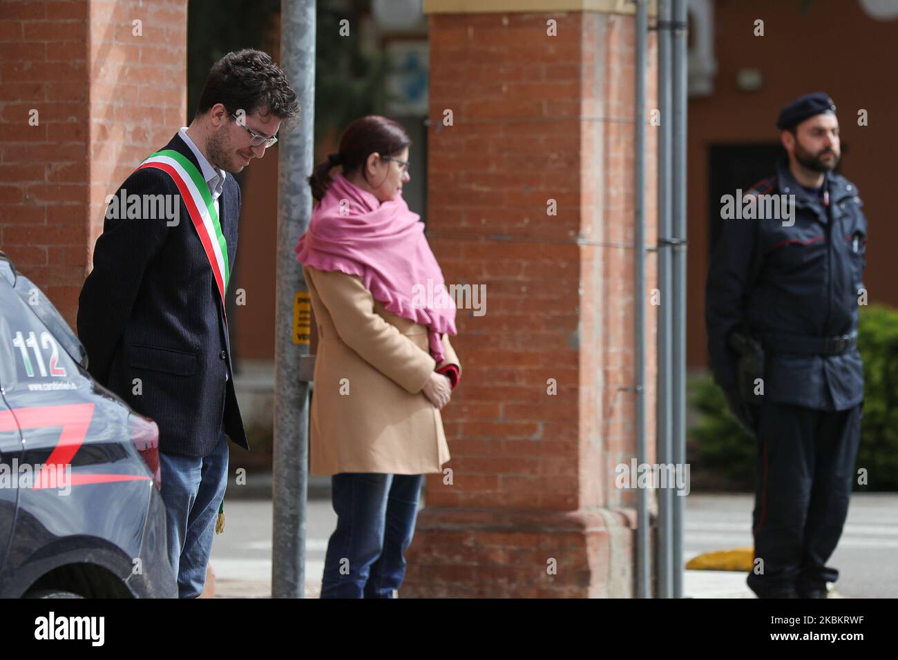 Luca Nasi, Mayor of Rolo commemorates the victims caused by Covid-19 ...