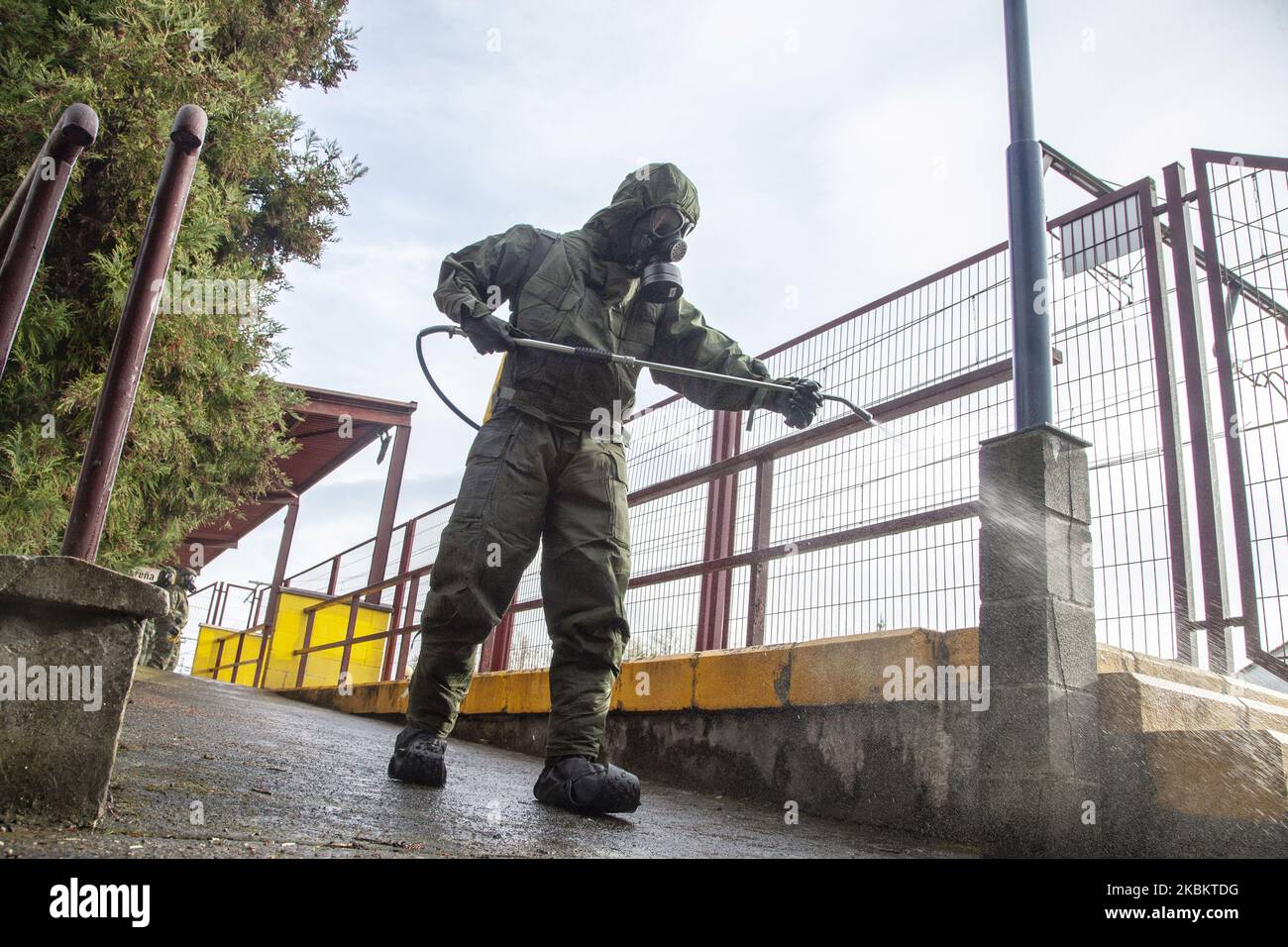 Spanish Armed Forces in Norena, Spain, on March 30, 2020. More than ...