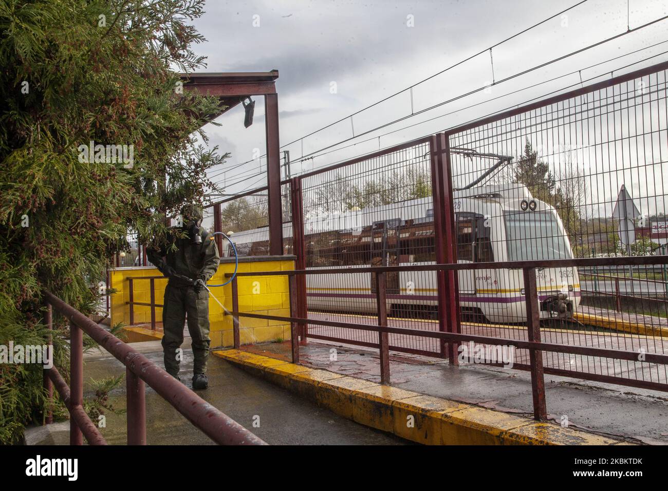 Spanish Armed Forces in Norena, Spain, on March 30, 2020. More than ...