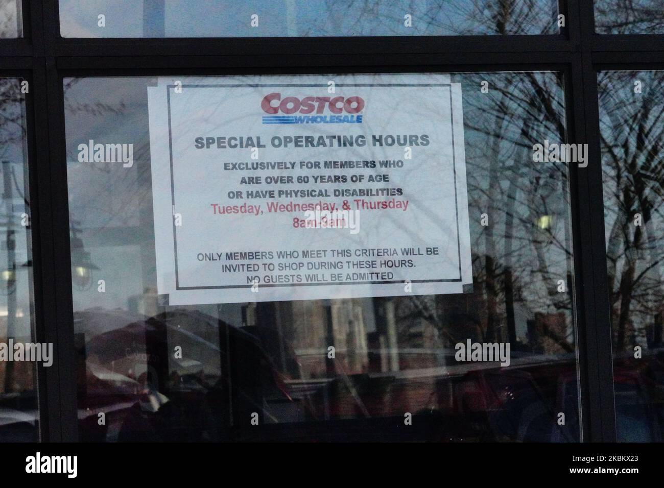 A view of Costco in Queens, New York City amid Coronavirus Pandemic on ...