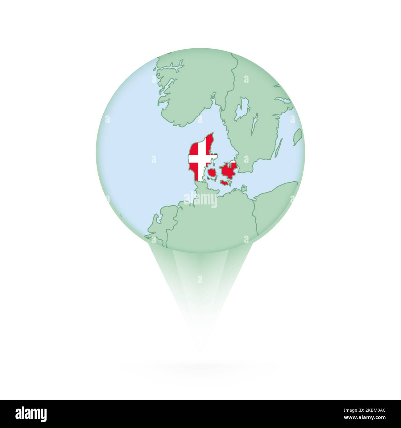 Denmark map, stylish location icon with Denmark map and flag. Green pin ... Denmark map, stylish location icon with Denmark map and flag. Green pin ...