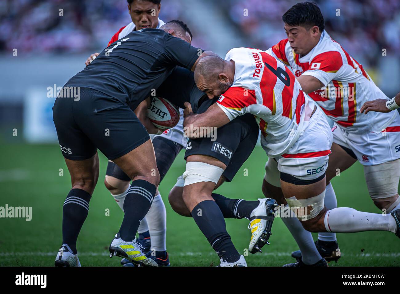 Michael Leitch of Japan during the rugby test match between Japan and ...