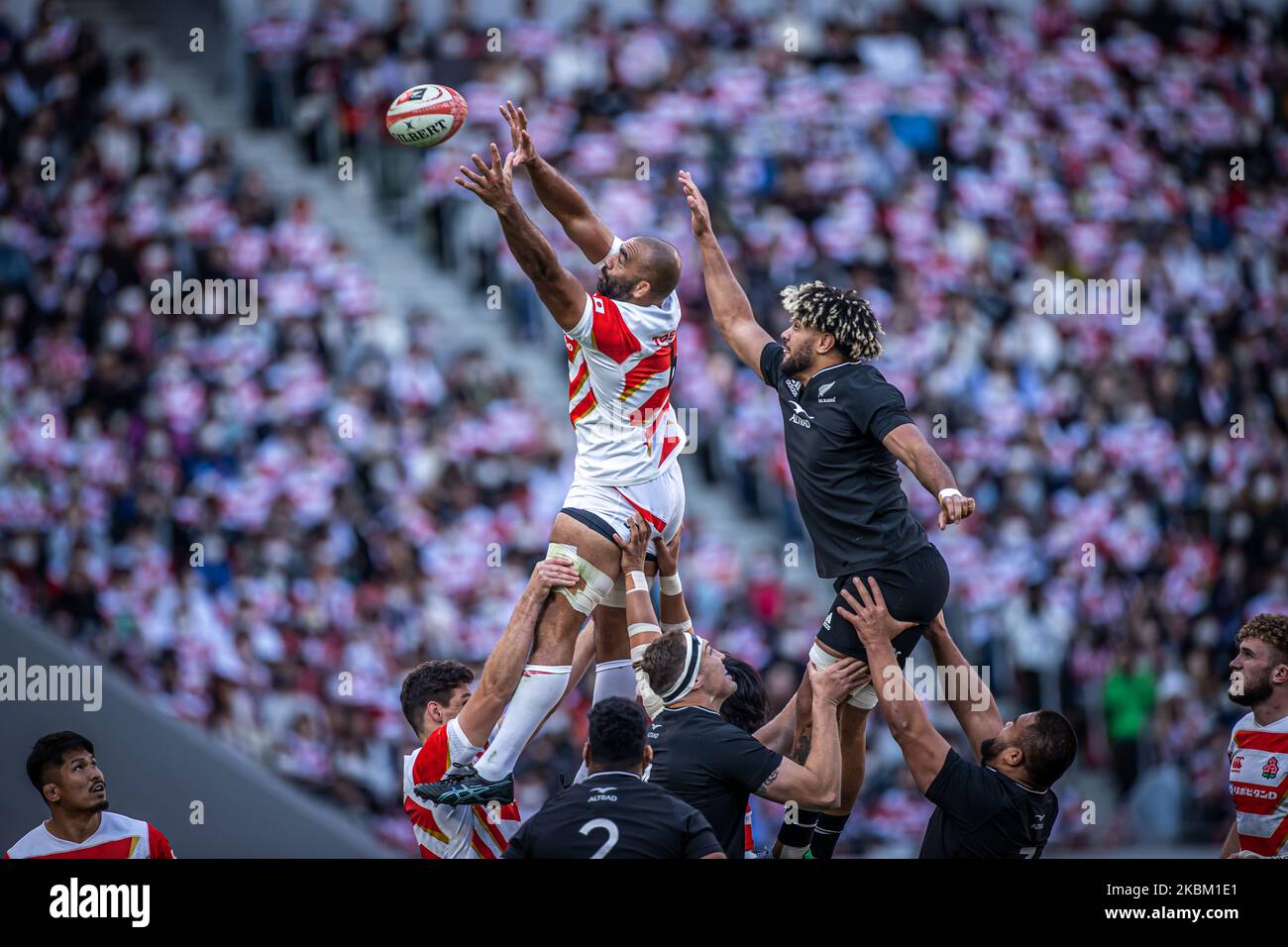 Michael Leitch of Japan during the rugby test match between Japan and ...