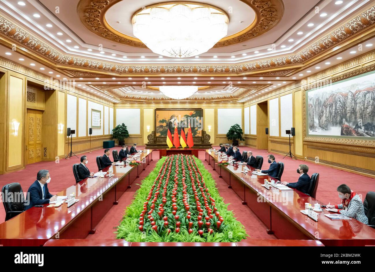 Olaf scholz china visit hi-res stock photography and images - Alamy