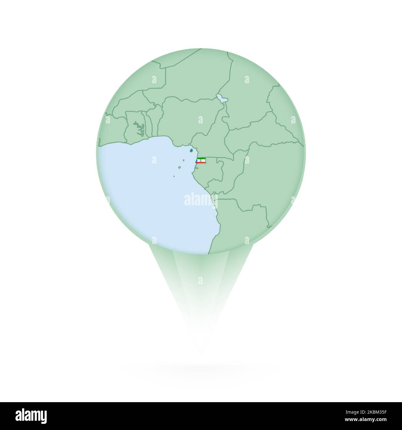Equatorial Guinea map, stylish location icon with Equatorial Guinea map ... Equatorial Guinea map, stylish location icon with Equatorial Guinea map ...