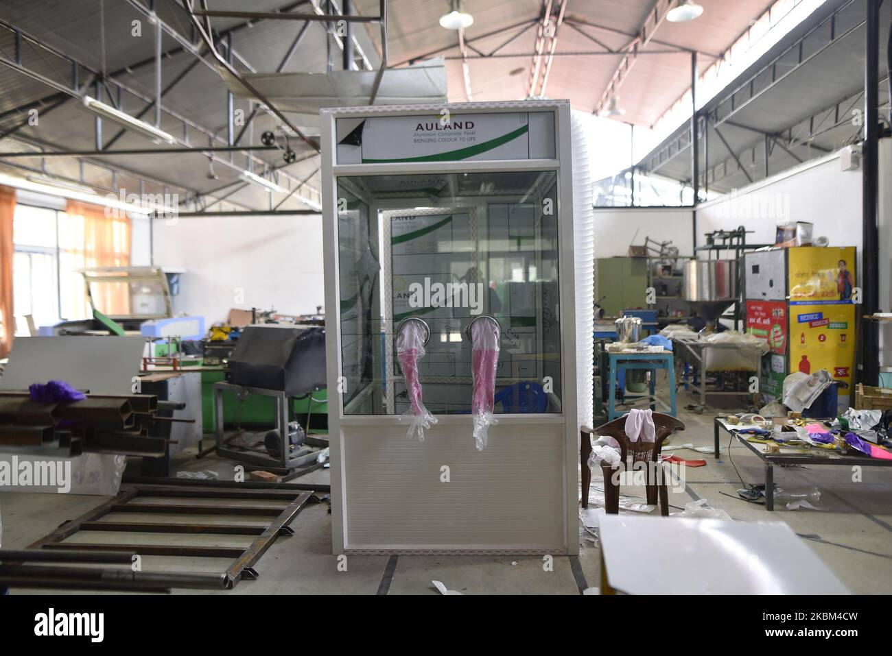 Final Design of testing booth for Corona Virus (COVID-19) swab test ...