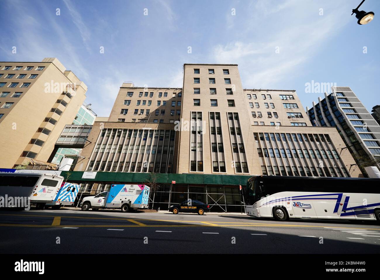 A view of Mount Sinai Morningside in Manhattan mid coronavirus pandemic ...