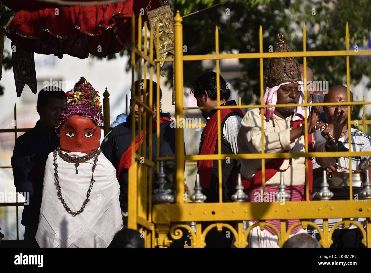 Annual bathing ceremony of rato machindranath hi-res stock photography ...
