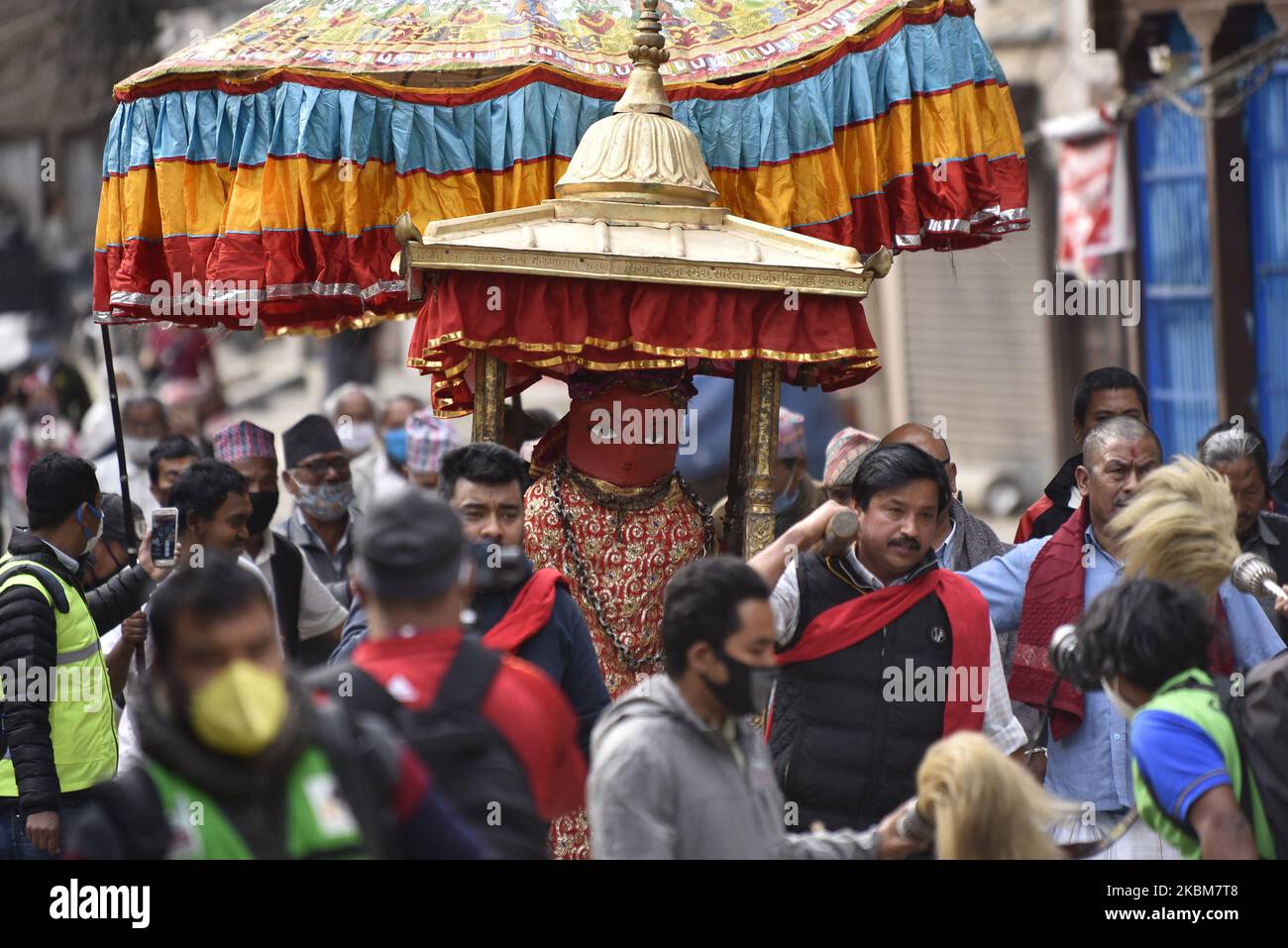 Annual bathing ceremony of rato machindranath hi-res stock photography ...