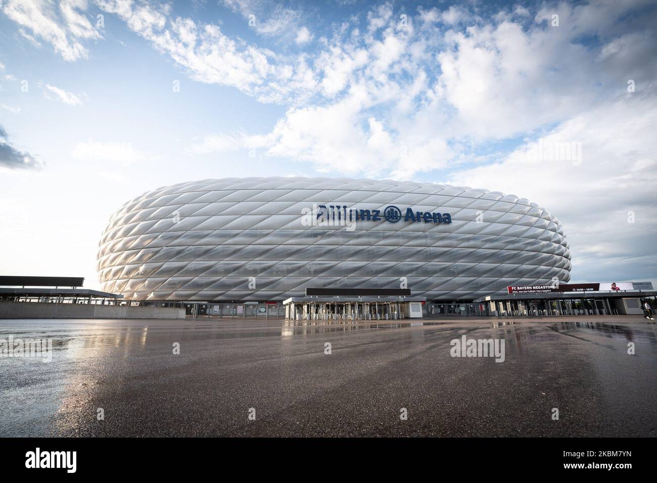 Bayern Stadium Outside General View Outside The Allianz Arena Stadium