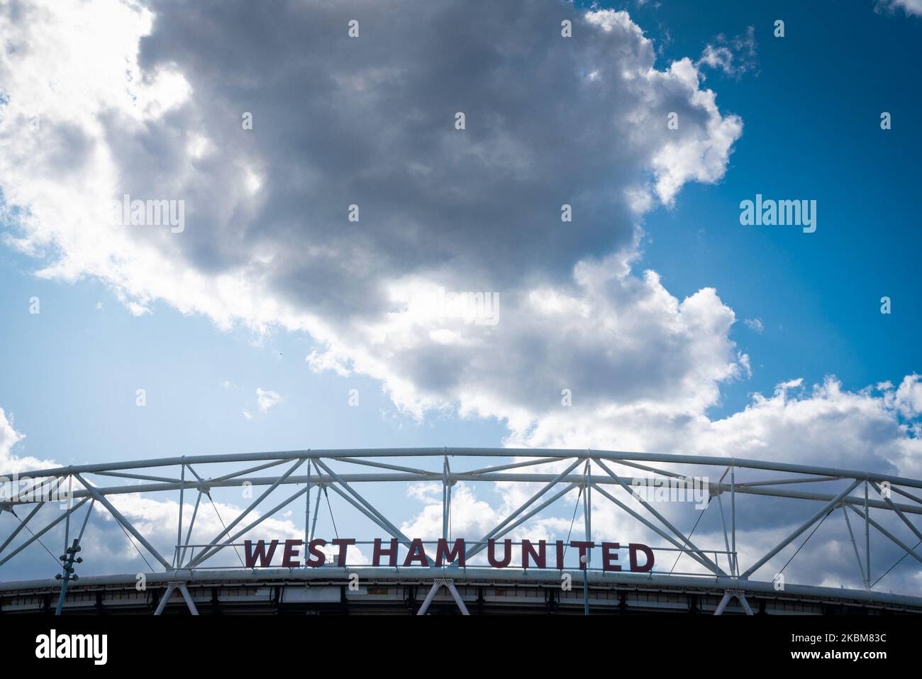 General view outside The London Stadium at Queen Elizabeth Olympic Park ...