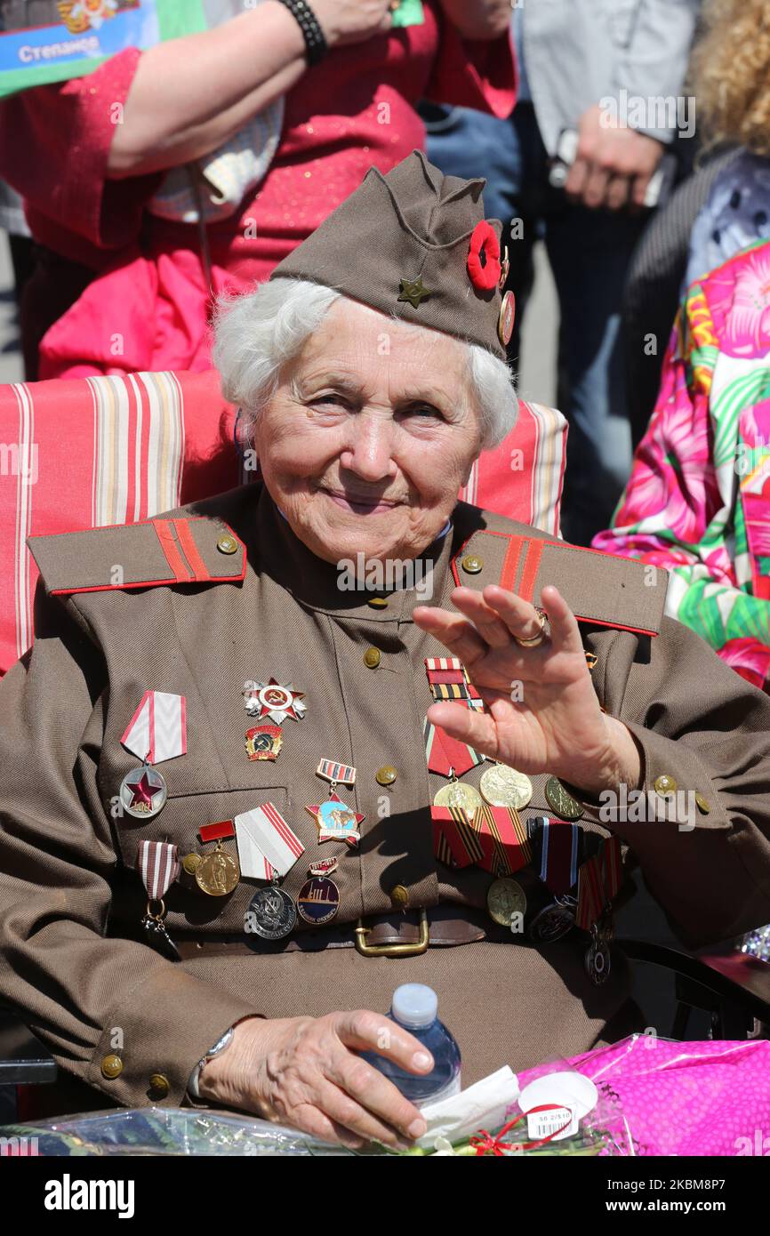 World War II veterans from the Red Army celebrate the anniversary of ...