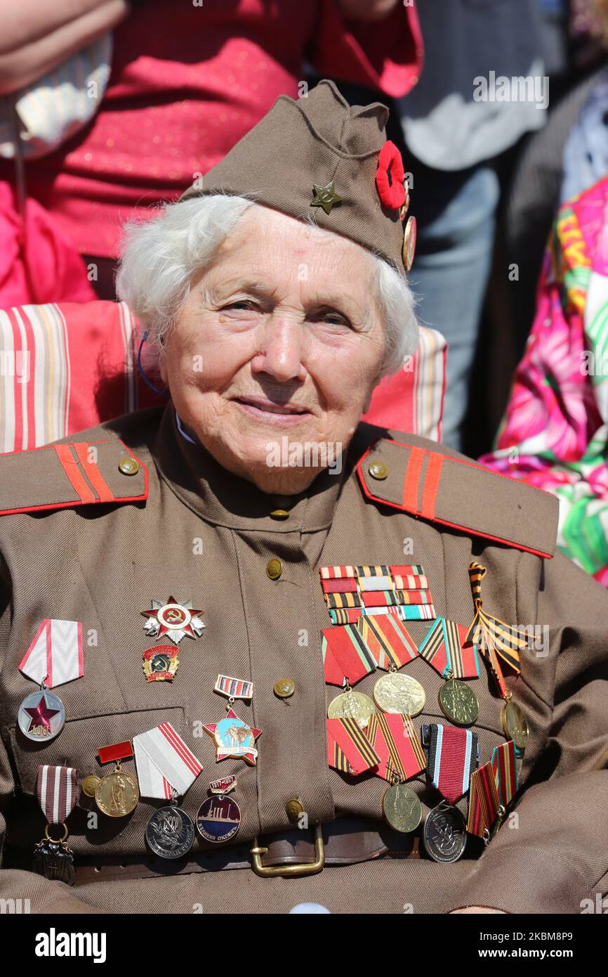 World War II veterans from the Red Army celebrate the anniversary of ...