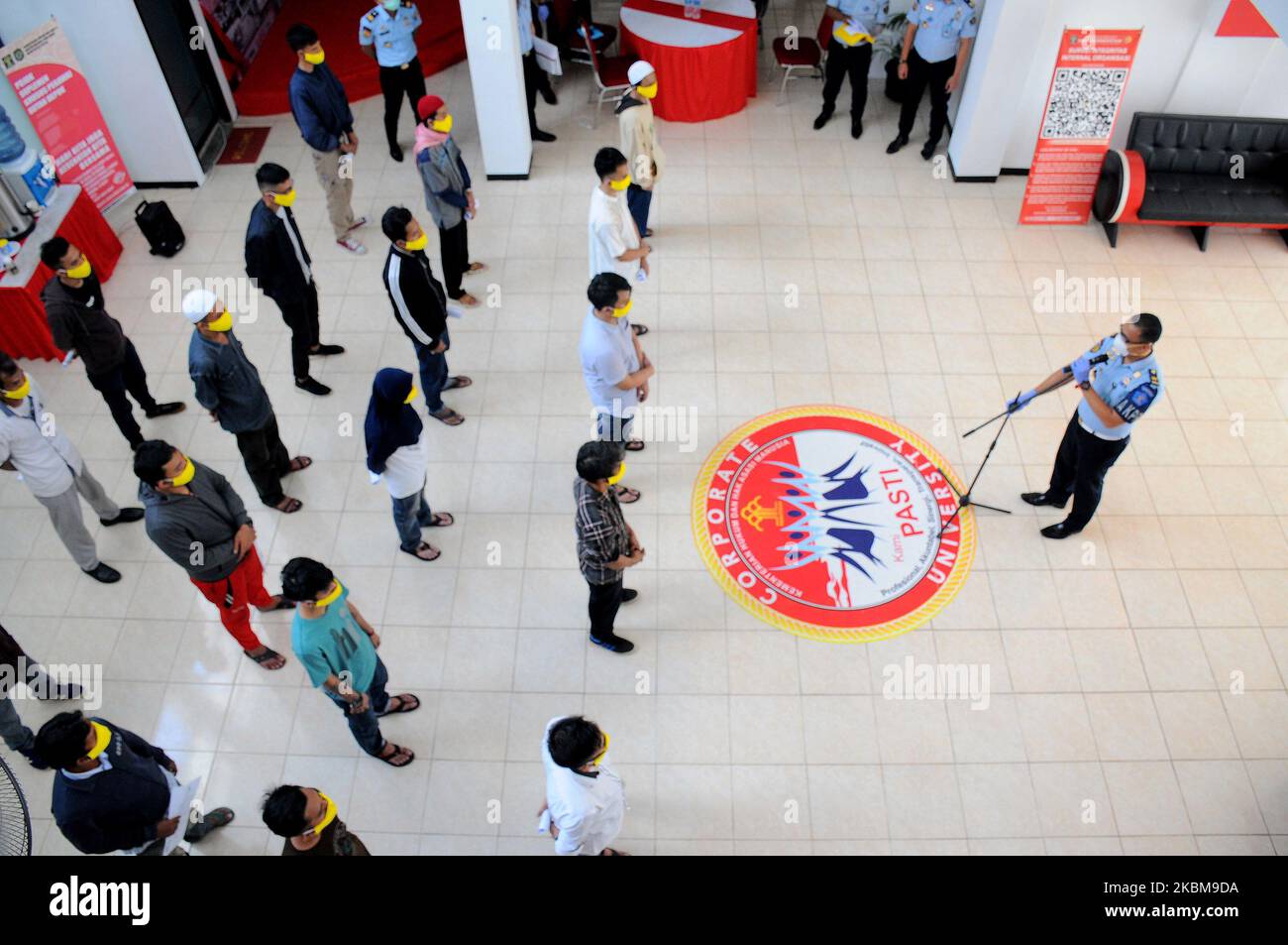 Prisoners before being released were given directions and explanations ...