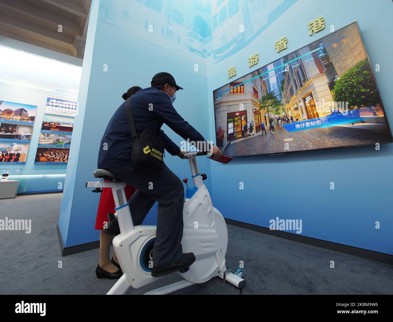BEIJING, CHINA - NOVEMBER 4, 2022 - Visitors ride around Hong Kong ...