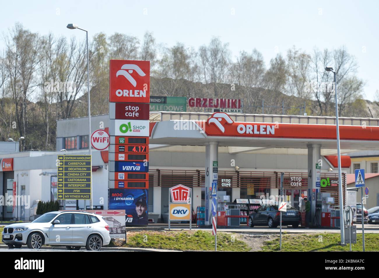 General view of orlen petrol station hi-res stock photography and ...
