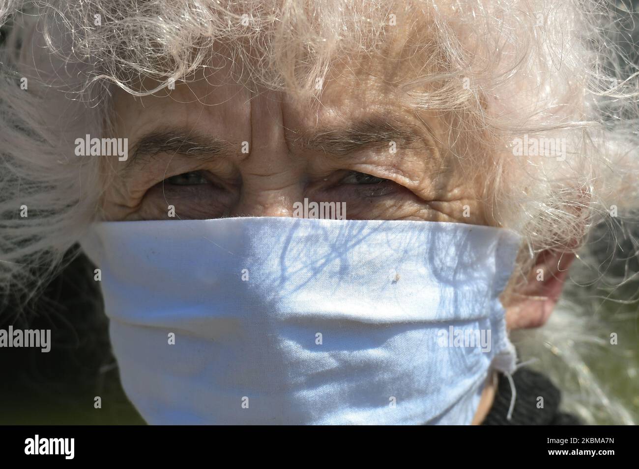 A picture of a woman walking the Way of the Cross behind St. Joseph's ...