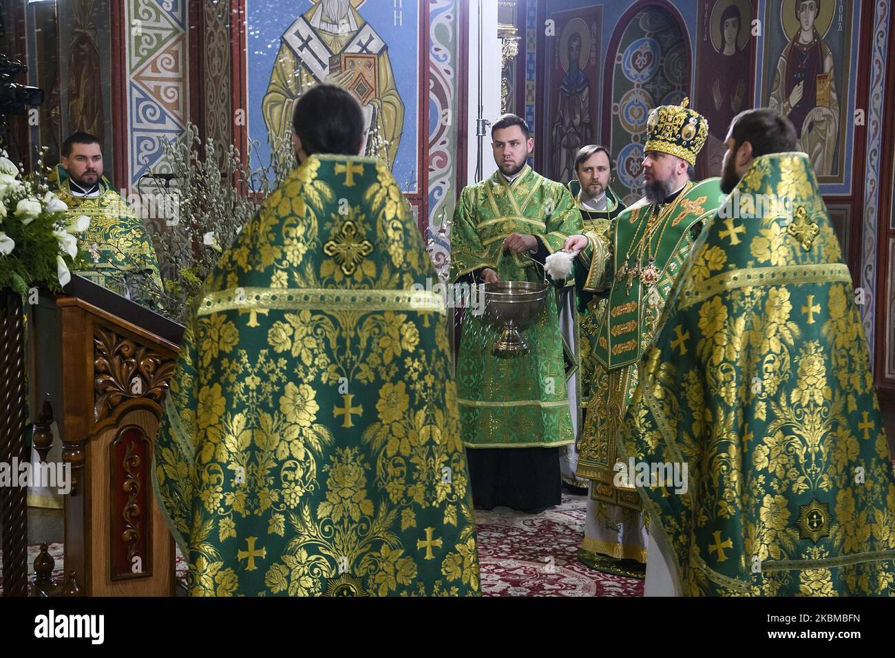 Orthodox feast of palm hi-res stock photography and images - Alamy