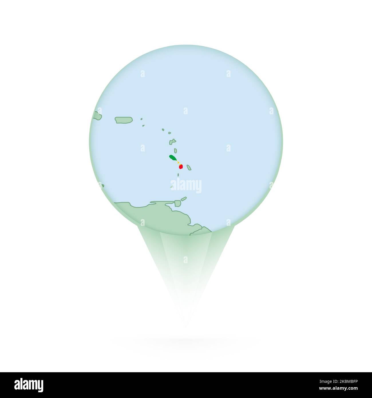 Saint Kitts and Nevis map, stylish location icon with Saint Kitts and ... Saint Kitts and Nevis map, stylish location icon with Saint Kitts and ...