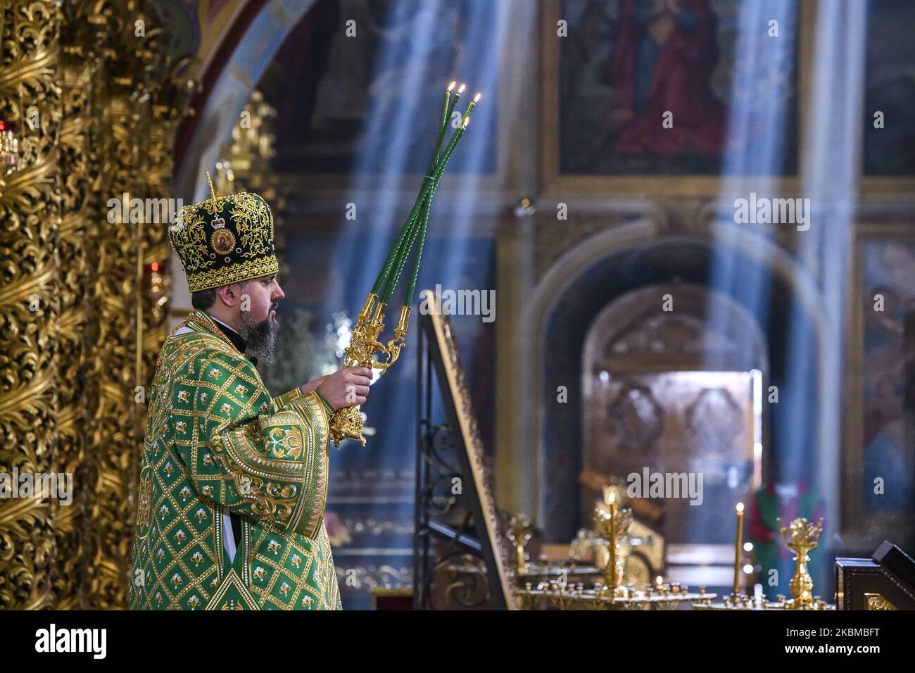Metropolitan Epifaniy (or Epiphanius), head of the Orthodox Church of ...
