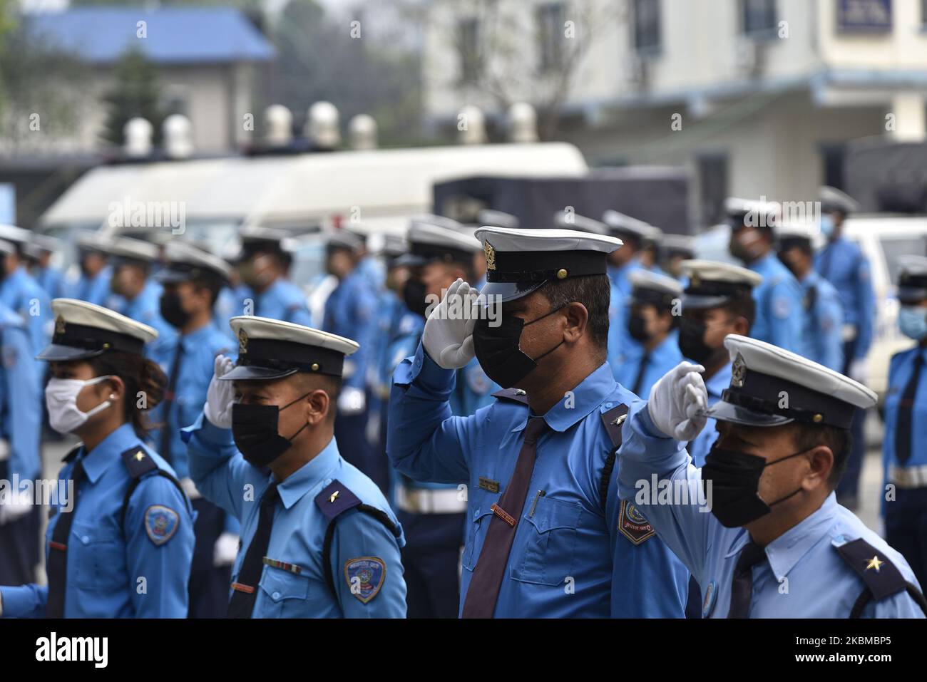 Nepalese traffic police personnel hi-res stock photography and images ...