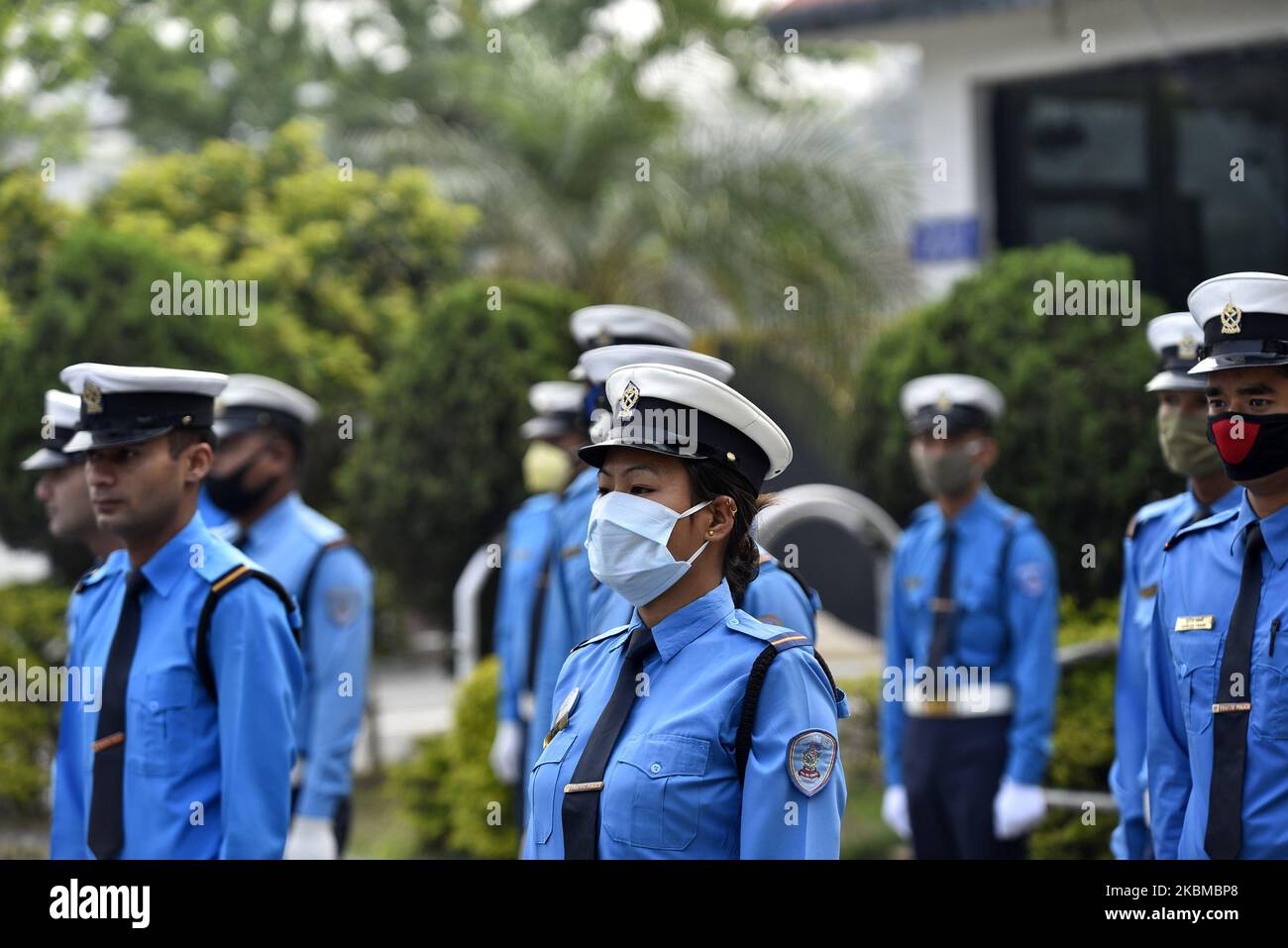Nepalese traffic police personnel hi-res stock photography and images ...