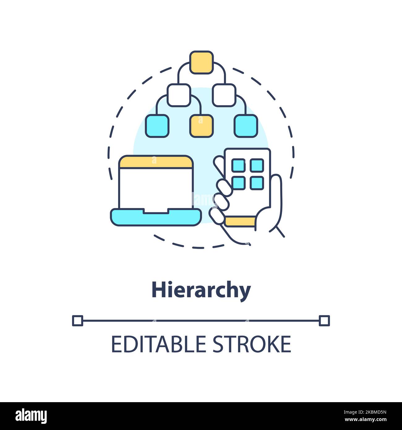 Hierarchy concept icon Stock Vector Image & Art - Alamy