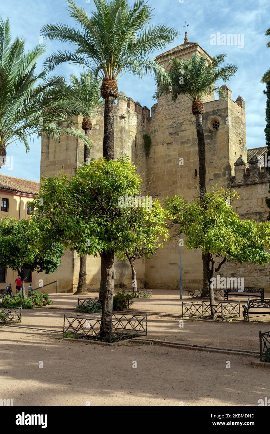 Cordoba, Spain - October 27, 2022: Alcazar of the Christian Monarchs in ...