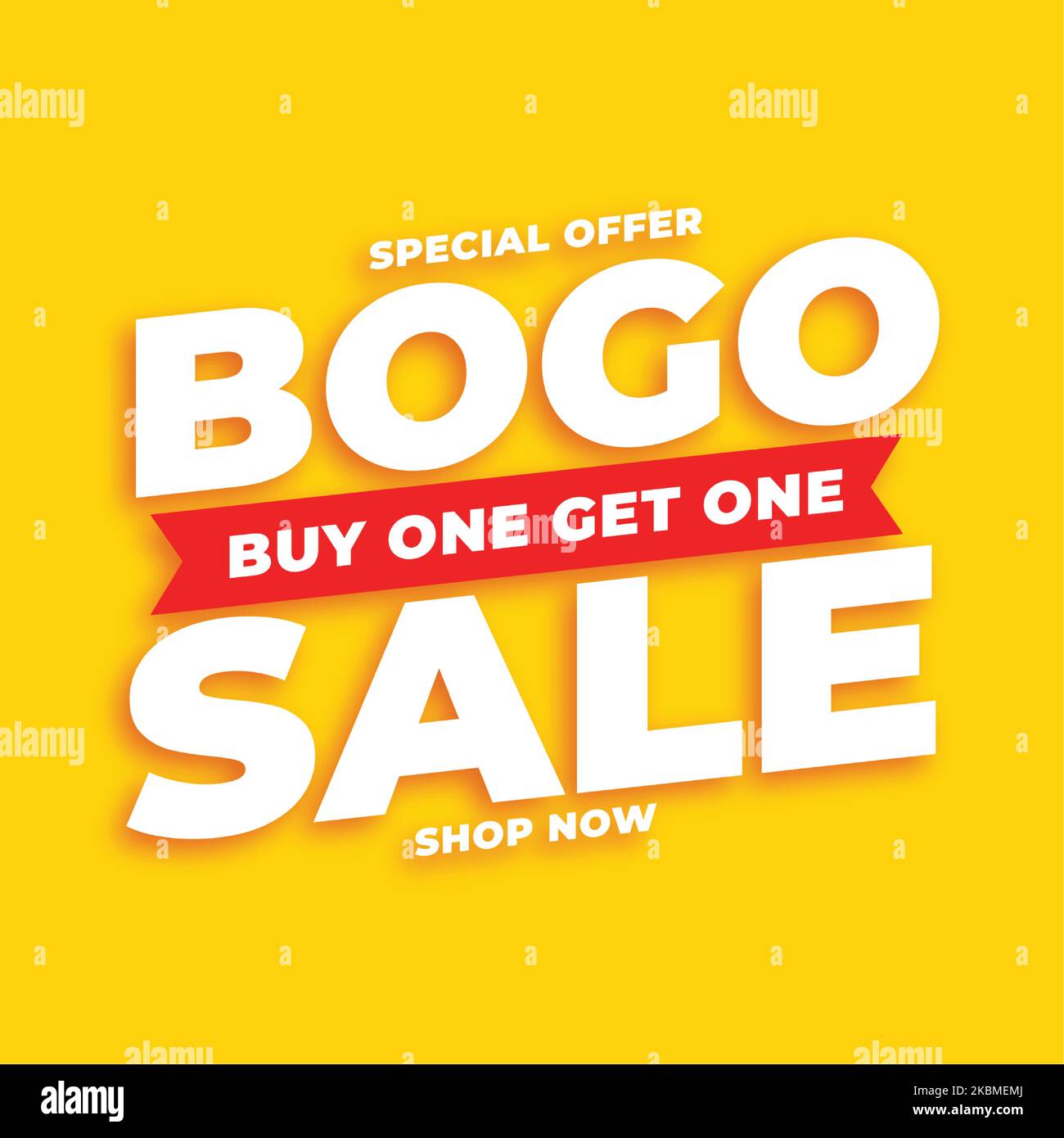 Bogo template hi-res stock photography and images - Alamy