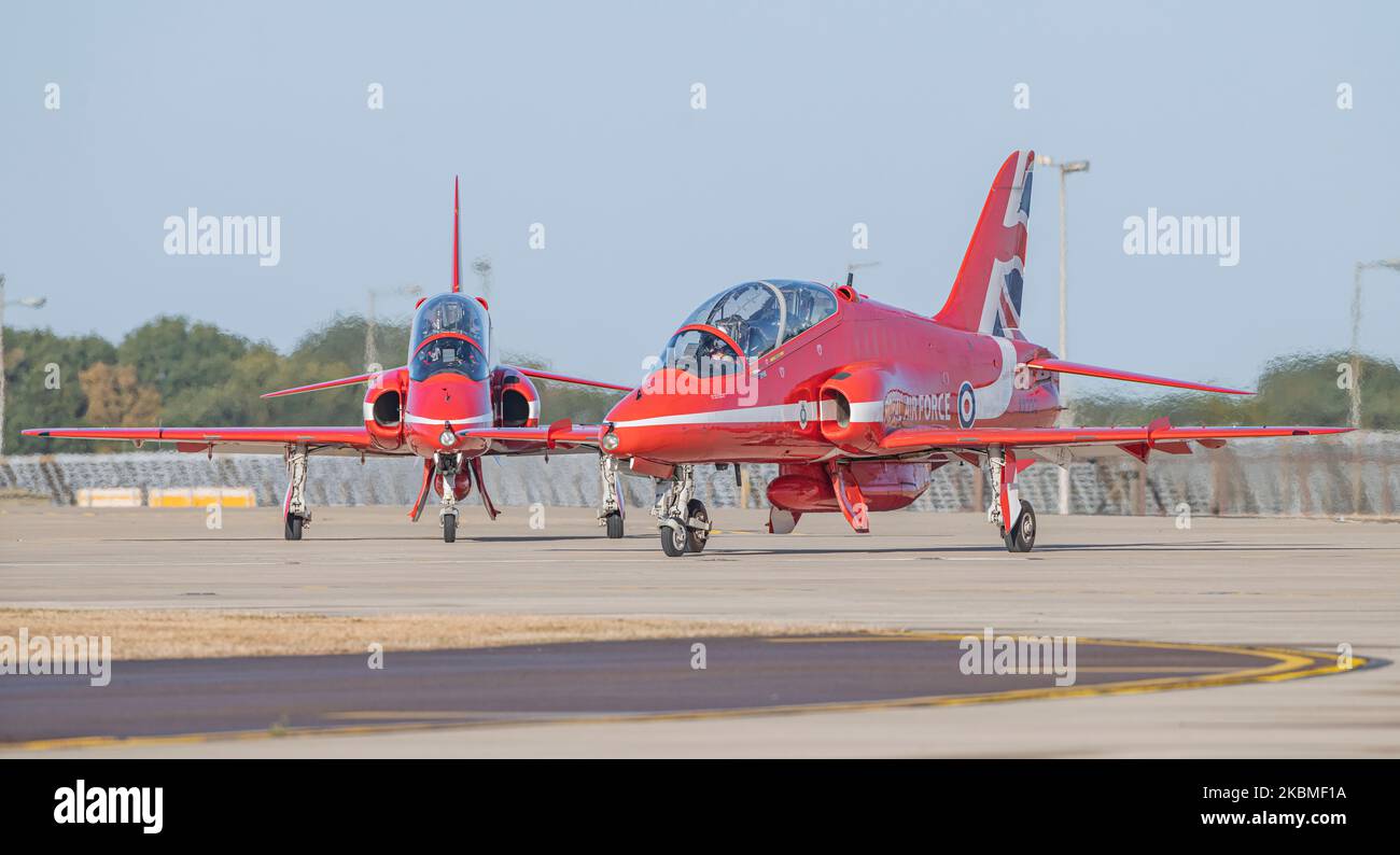 Red Arrows RAF Waddington, RAF Waddington, Lincolnshire, United Kingdom ...