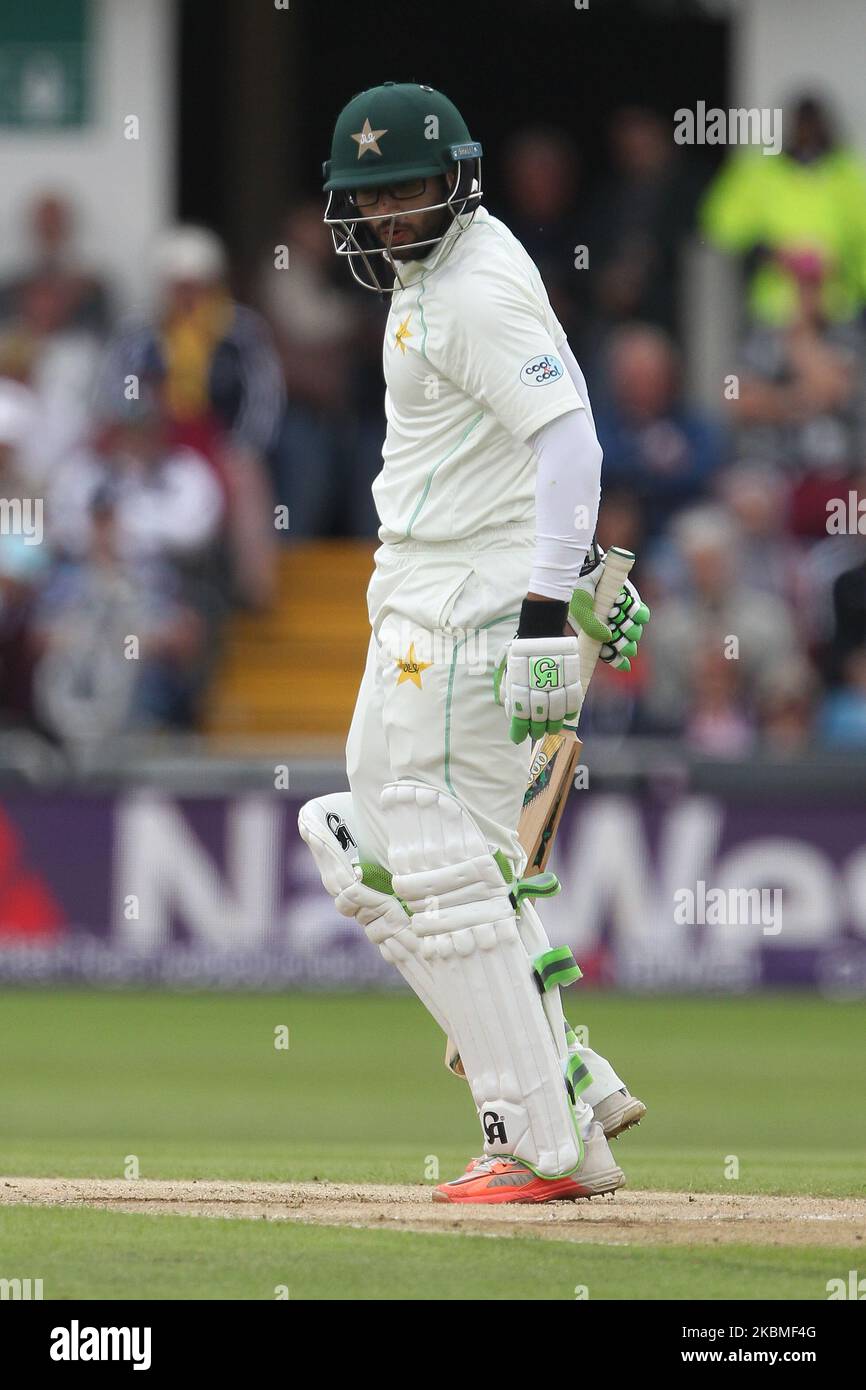 Imam-ul-Haq of Pakistan batting during the third day of the Second Nat ...