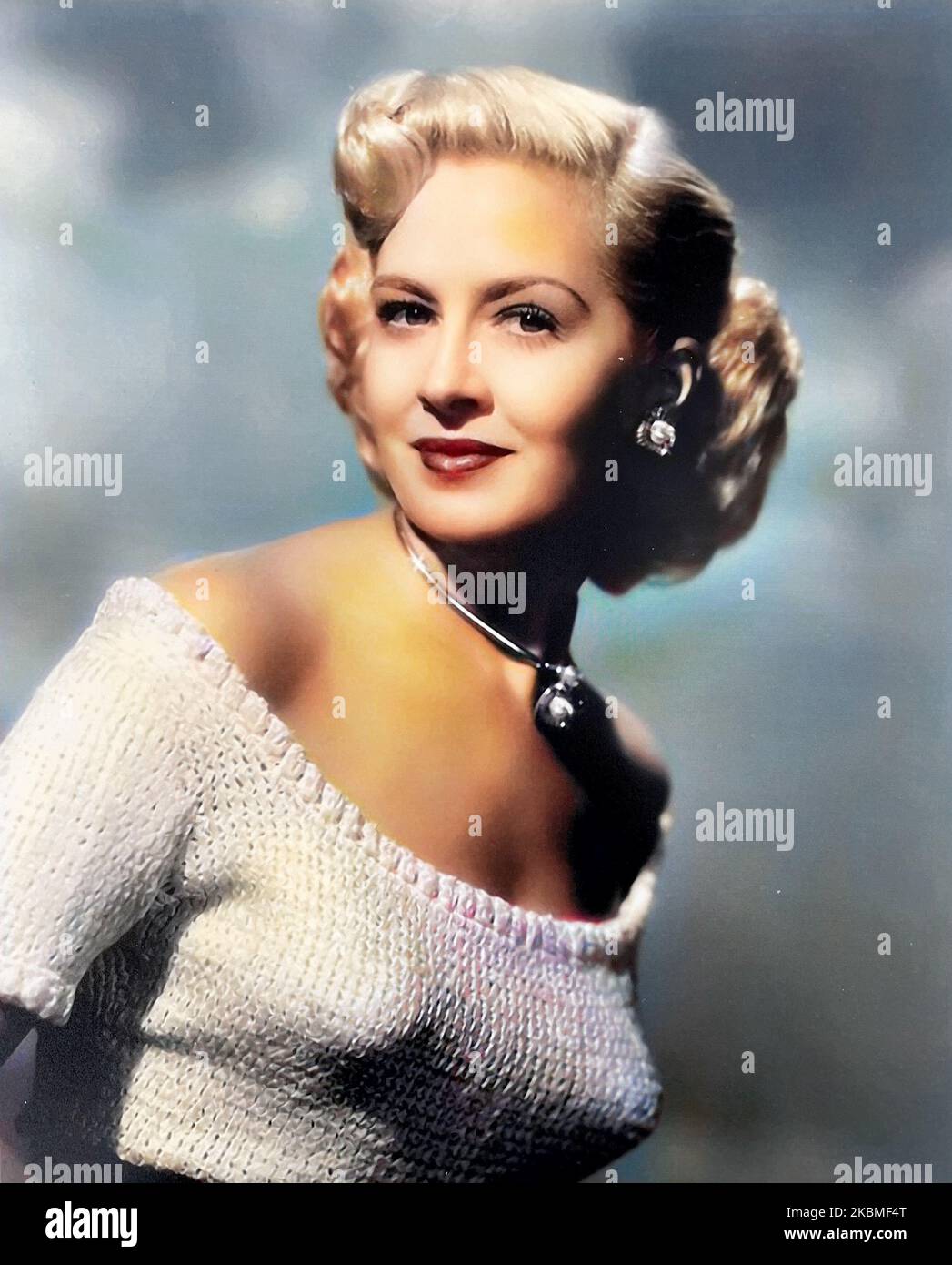 MARILYN MAXWELL (1921-1972) American film actress about 1955 Stock ...