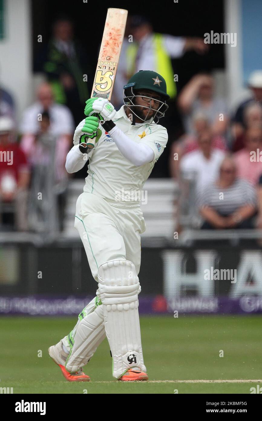 Imam-ul-Haq of Pakistan batting during the third day of the Second Nat ...
