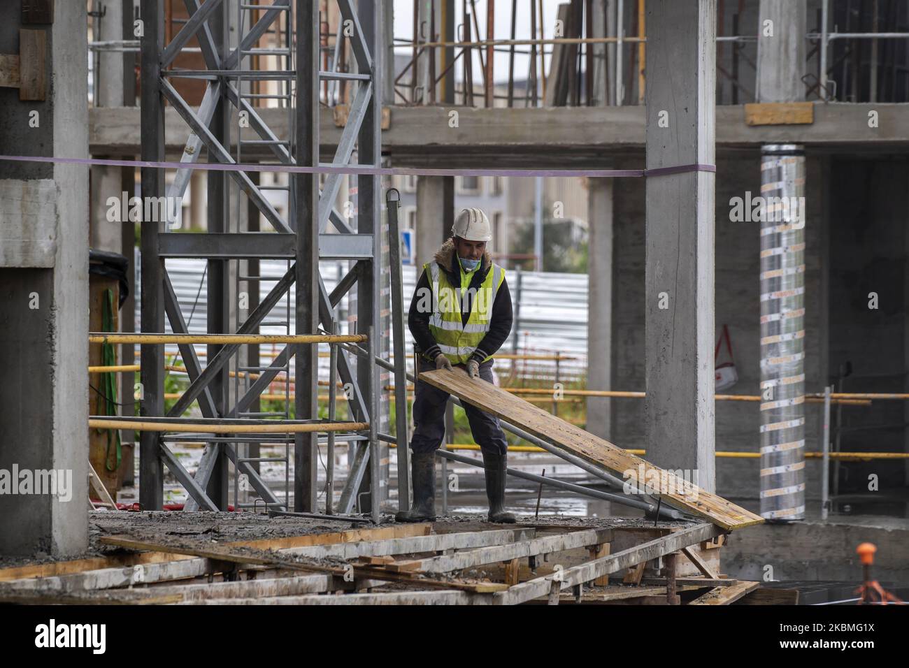 Construction workers have returned to work as they were considered ...