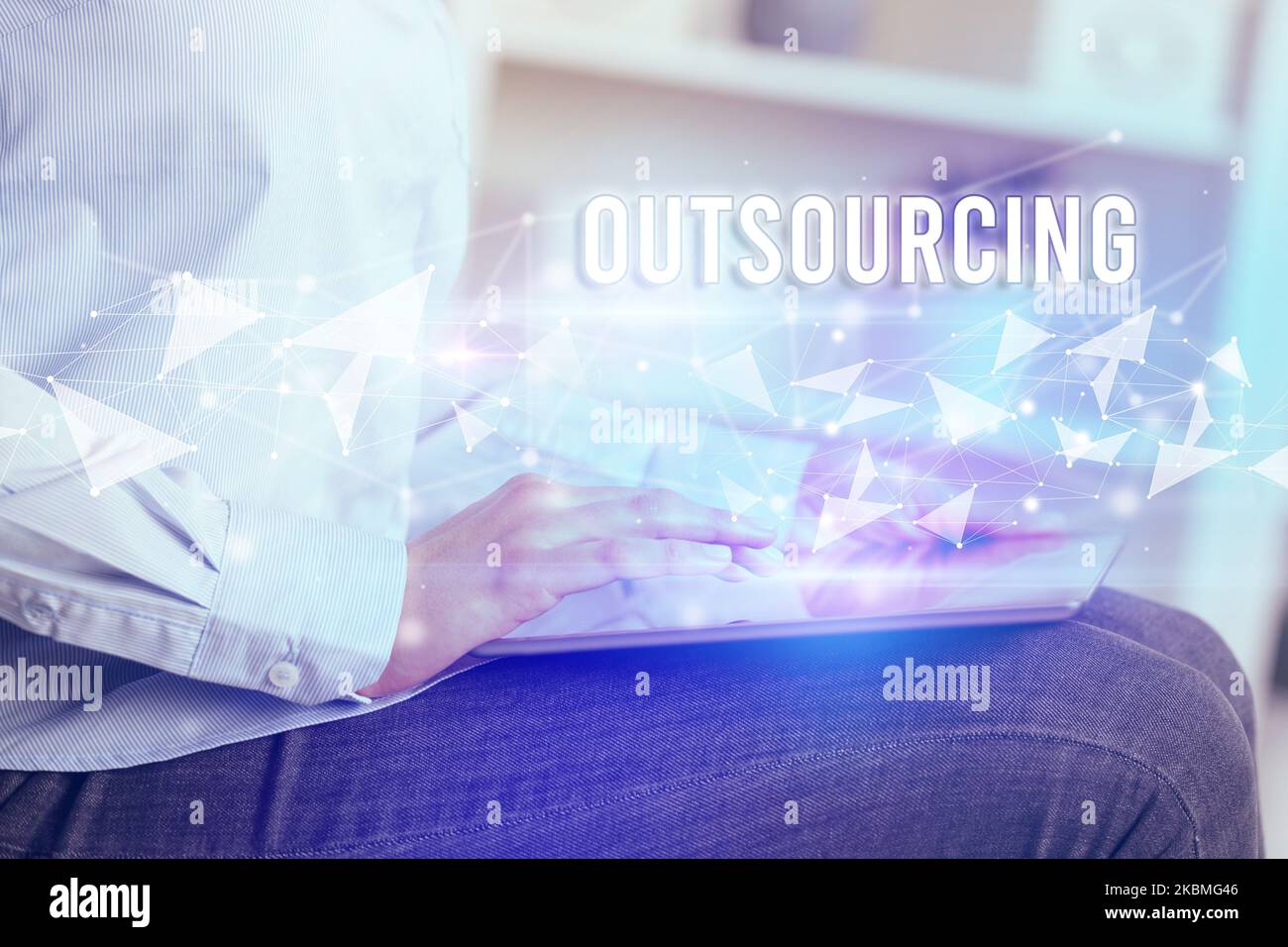 Close up hands using tablet Stock Photo - Alamy