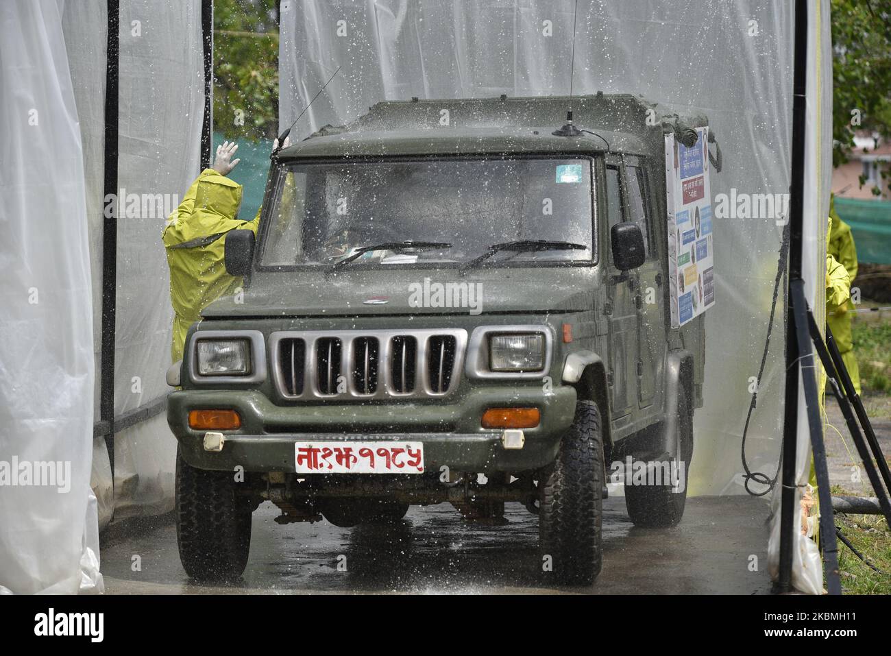 Nepalese Army from Mahabir Ranger Regiment demonstrate in Vehicle ...