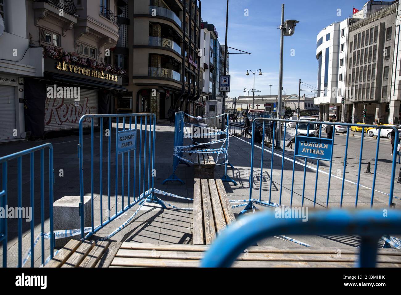 A general view of Istanbul, Turkey, on April 17, 2020 during the ...