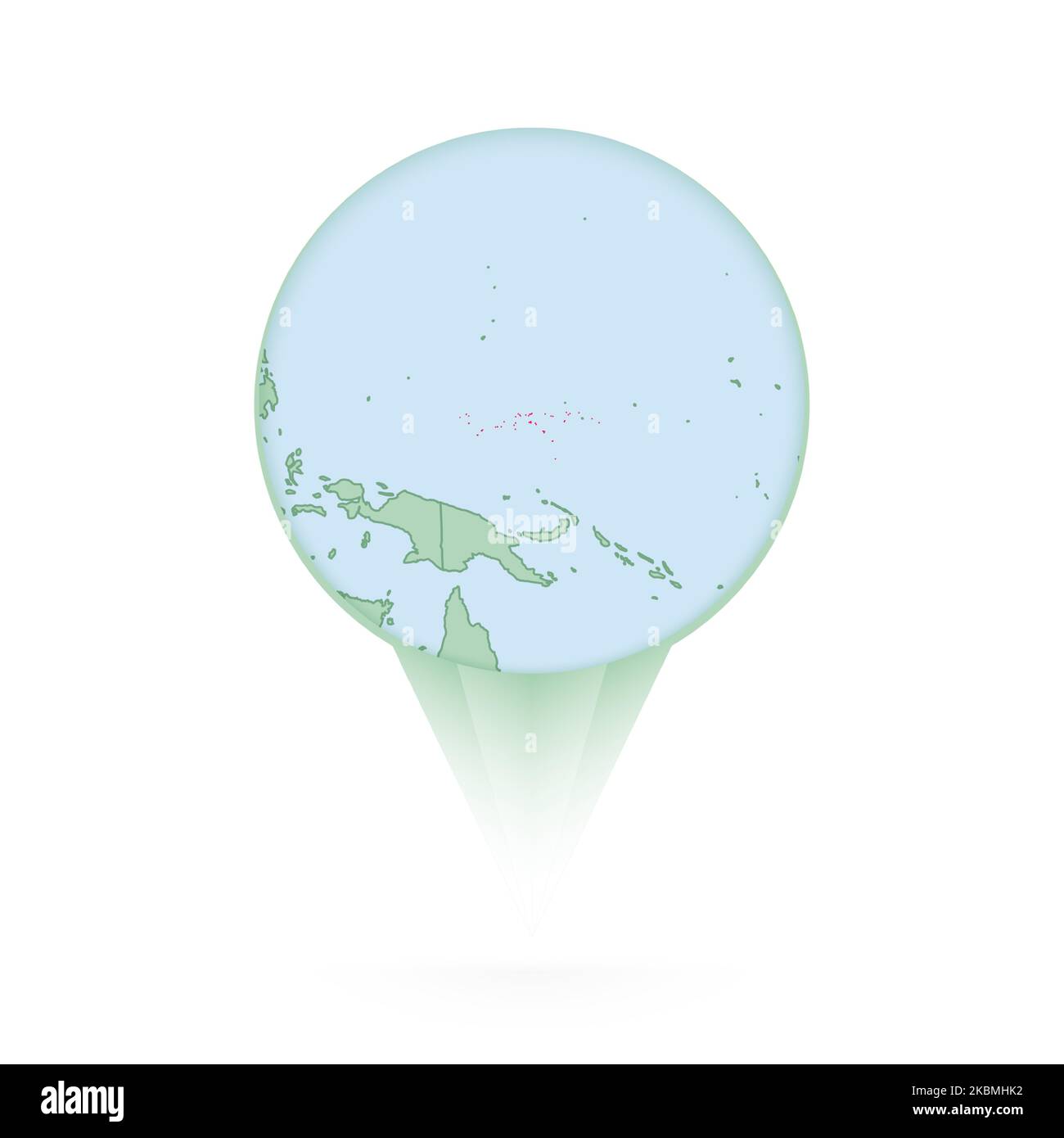 Micronesia flag and map Stock Vector Images - Alamy