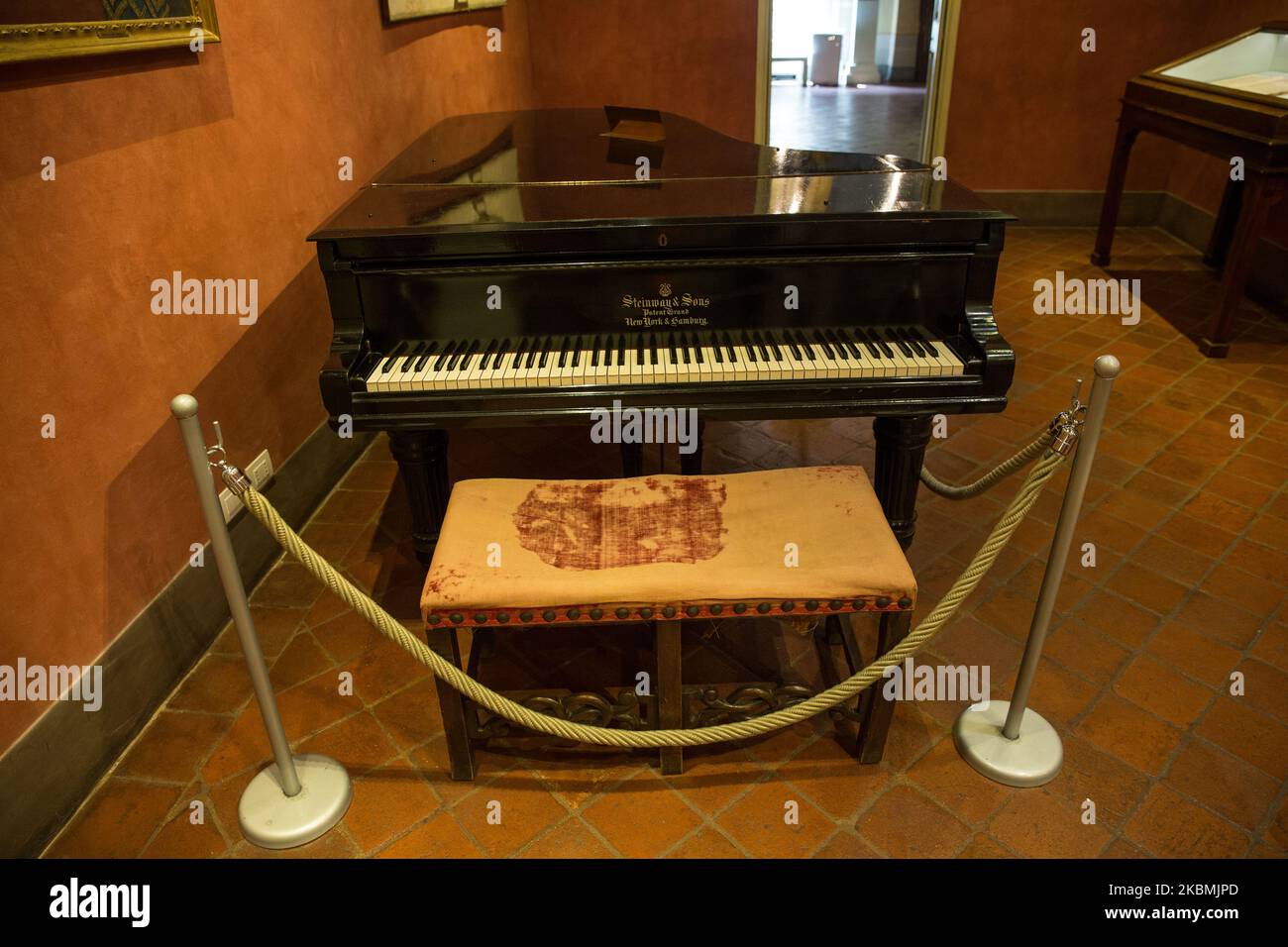 A general view of the Puccini Museum - Casa Natale, in Lucca, Italy, on ...