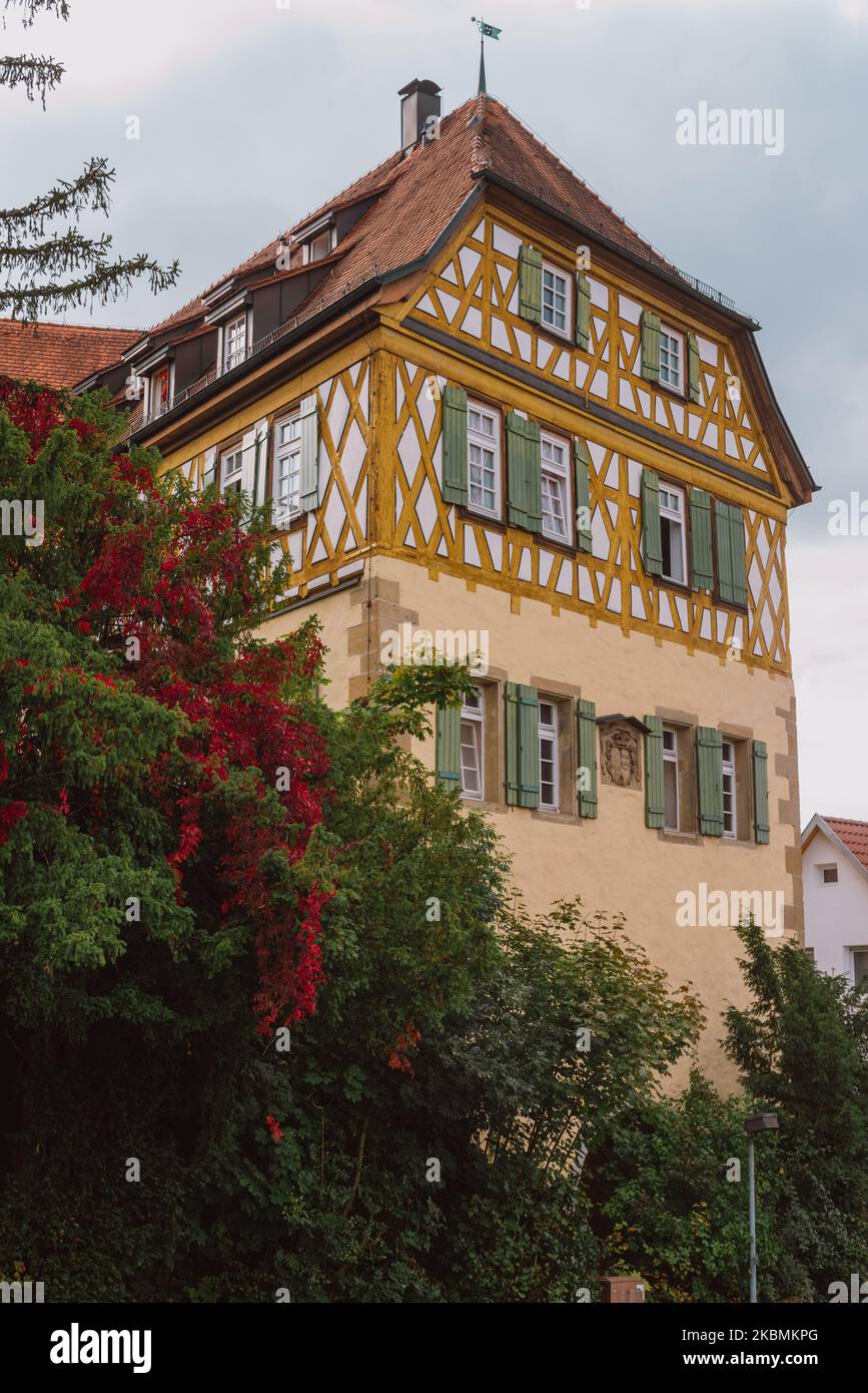 Traditional Rural House With Beautiful Exterior Facade Decor In Germany ...